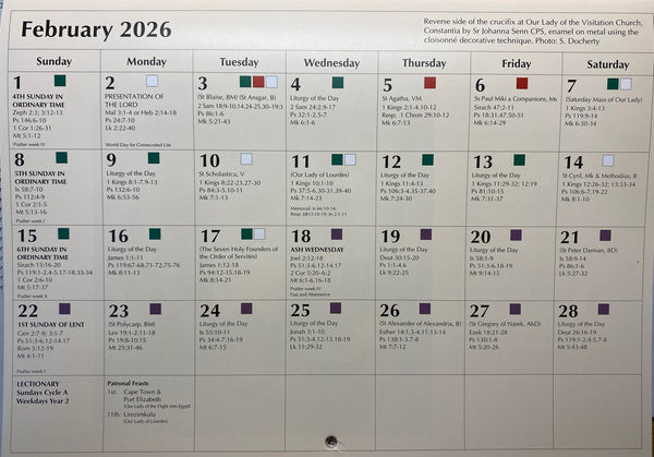 Liturgical Calendar 2026 – The Catholic Bookshop